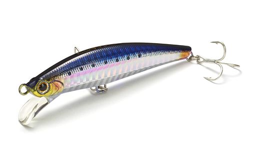主な対応魚種:サゴシ タイプ:スーパーシンキング サイズ:90mm/重量:28g カラー:新鮮イワシ SNI