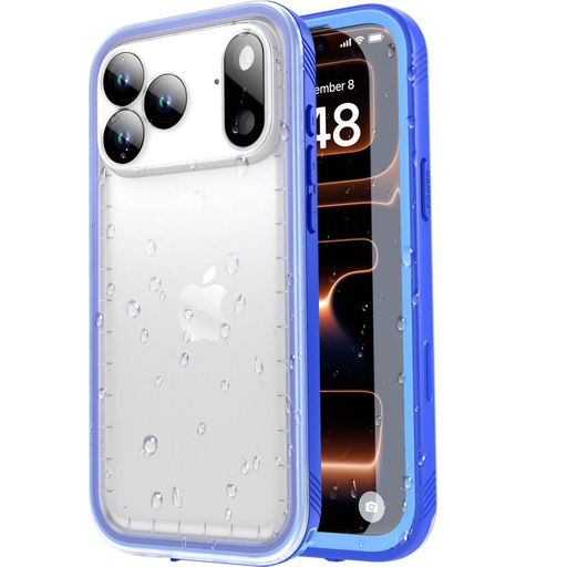 【IP68規格&amp;完全防水】iPhone17ProMax防水ケースは完全密封で、IP68防水規格等級を取得しておりました。水深さ2mの水中に1時間まで水没できます。また釣り、お風呂、夏のプール、雨の日、冬のスキーいろいろな場合でも、い...