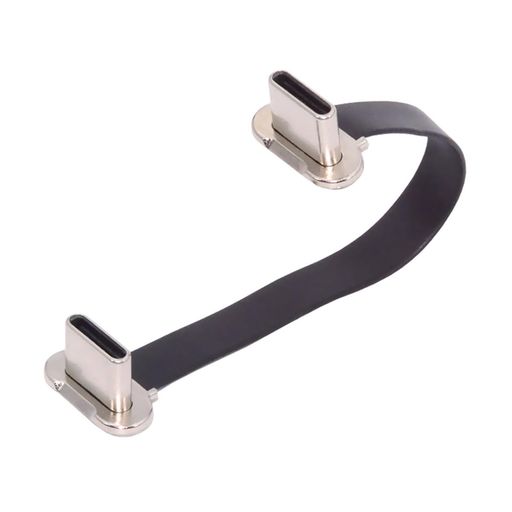 長さ75mm、コネクタ付属、材質:超薄型TPE+合金シェル。 この角度付きタイプのケーブルを使用すると、ポートの周囲のスペースが限られている場合でも、ケーブルをメスポートに接続できます。 絡まりにくい特殊な設計ジャケットにより、長期間の耐久...