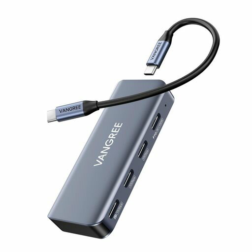 【4-in-1マルチポートUSB-Cハブ】このミニUSBCハブは、1つのtype-cポートを3*USBC3.2ポート(10Gbps)、4K@60HzUSBCディスプレイポート(10Gbps)、100W給電ポートに拡張します。オールインワンの...