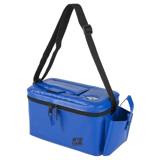 自重:400g 外部寸法:(本体)約24x12x14cm 素材:(主素材)PVC、(断熱材)発泡スチロール エアポンプポケットサイズ:縦9.5x横8.5x奥行5cm 付属品:インナーネット、エビすくい用網