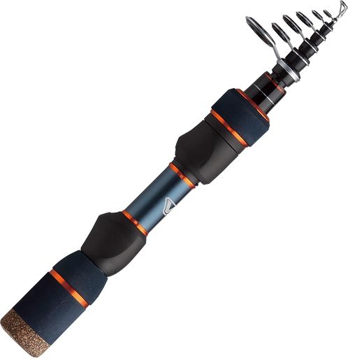 モバイル性に優れた超コンパクトルアーロッド。仕舞寸法22.5cm(55LT)でありながら付属のエクステンショングリップを装着することにより17cm延長可能。握りやすいグリップでキャスト時のアキュラシー性が格段にアップします。 バッグにラクラ...