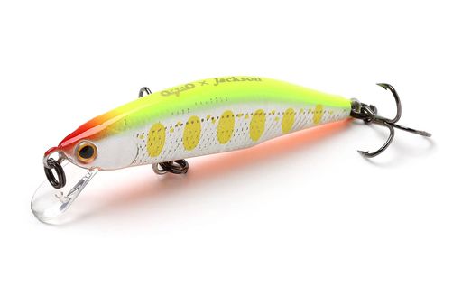 全長:45mm / 自重:3.5g タイプ:シンキング フックサイズ:#14 フラットサイドボディ仕様 / タングステンウェイト搭載 カラー:CYW チャートヤマメ