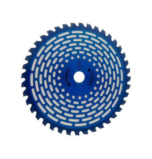 穴径(約):25.4mm 刃厚(約):1.7mm 外径(約):255mm 刃数:40P 仕様:エンジン総排気量が26cc以上のエンジン刈払機用