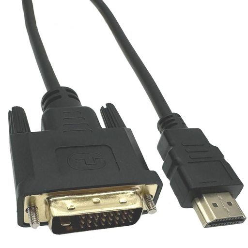 PCのDVI出力とHDMI入力できるTVやモニターを接続するケーブル 対応 : HDMI ver1.4、DVI(デジタル) 端子1 : HDMIタイプA(オス) 端子2 : DVI-D(24ピン・オス) ケーブル長 : 200 cm ケーブ...