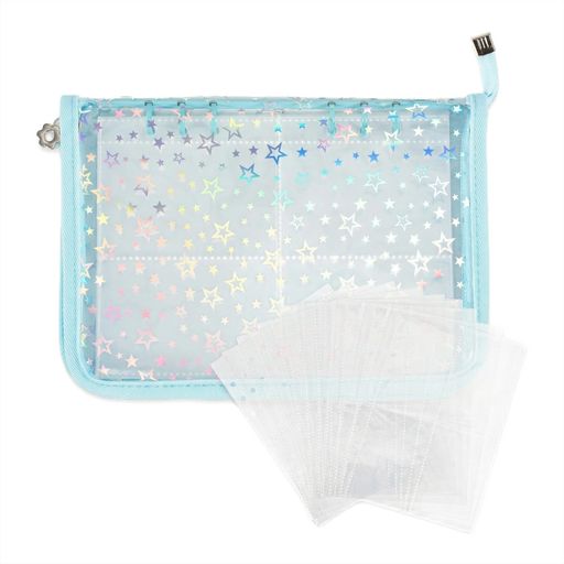 プレミアム素材:このシール帳は、プレミアムPVC製の外箱とプレミアムPP製の内ページを採用しています。しわになりにくく、手触りも滑らかです。防水性、防汚性にも優れ、お手入れも簡単です 使いやすさ:リングバインダー式なので、両端のスナップを押...