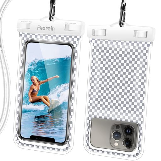 ☛【超高透過率・スムーズタッチ・顔認証可】携帯防水ケースは最新高透明度TPU素材で作られており、透過率は99%以上で、いつでもすべての美しい瞬間を捉えることができます。柔らかで心地よい質感だけでなく、画面クリアで濡れた防水ケースでもスムーズ...