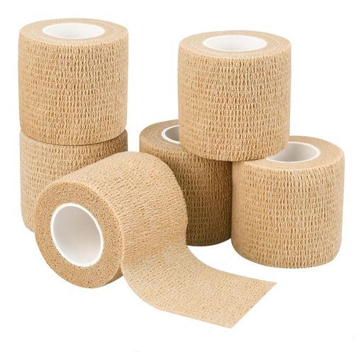 包帯は通気性のある不織布の多孔性素材で作られていますが。弾性包帯の拡張性が極めてよい。同時に当該包帯はとてもよい通気性がある。皮膚は直接に空気、汗と接触でき、快適で、柔らかく、通気で、高い強度のスポーツ中においても、蒸し暑さと不快適さを感じ...