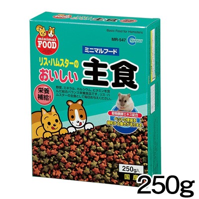 『特長』 野菜やミネラル・カルシウム・ビタミンを含んだバランス食品です。 主食として毎日お与えください。 『対象』 リス・ハムスター 『内容量』 500g ※リニューアル等により予告なくパッケージ、仕様等の変更がある場合がございます。予めご...