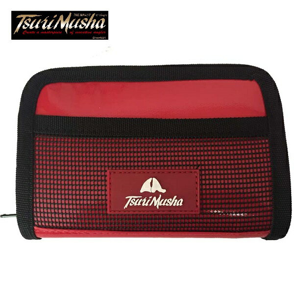 石鯛仕掛ワレット石鯛仕掛専用仕掛入れ。チャック付PP袋に入れた手作り仕掛を収納します。ファスナーをフルオープンにしても仕掛が落ちないストッパー付。Sはハリス仕掛に適し、Mは瀬ズレ仕掛に対応します。