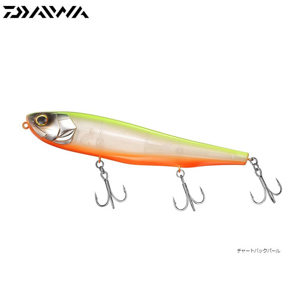 バイトは多いがフッキングが悪い状況に最適な、扱いやすい食べ頃サイズの16cmビッグペンシルが登場！新採用のVハル形状によるクイック&ワイドターンとスーパーラトルサウンドの相乗効果で、スレたランカーシーバスも思わず口を使う！アイテム：160F...