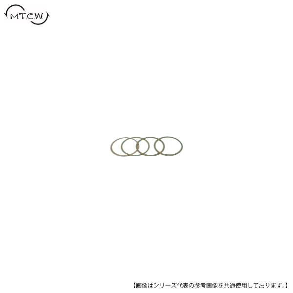 メインギア調整シムセットM　（メイン側用）メインギア等パッケージ内容・銅製・内12.5mm-外14mm 厚0.05mm　 0.1mm　 0.2mm　 0.3mm ※4枚セットBBより少し小さめに出来ているので、締め付けの際にBBの回転の邪魔...