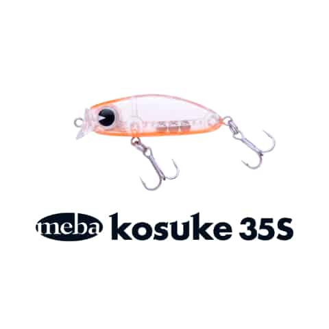 ライトゲームを楽しむコンパクトサイズのkosuke！ フローティングモデルに比べラフな状況下でも水面から飛び出しにくい ! 潜りすぎず、狙ったレンジをキープしやすい ! 速いリトリーブで小型回遊魚にも対応 ! ー meba kosuke 3...