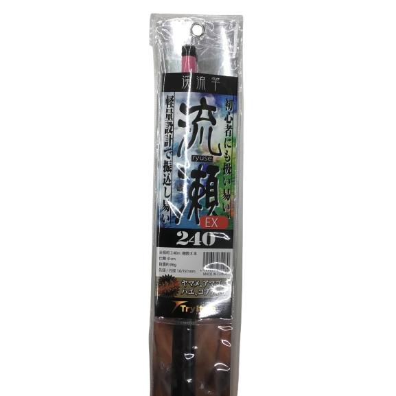 全長:約240cm 継数:8本 仕舞:41cm 自重:約86g 先径:1.0mm 元径:19.1mm。 釣具通販のフィッシング・トライは総合販売店ならではの豊富な品揃え！
