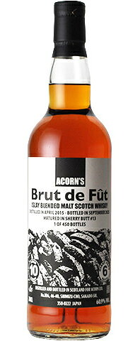 【輸入元資料より】 Cask Type : Sherry Butt #13 / No of Bottles : 450 カラー：マホガニー。 香り：ドライプルーン入りパウンドケーキ、レーズン、メントール、柑橘類のピール、トフィー、バニラ、シ...