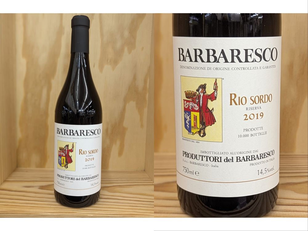 容量：750mlKerin O'Keefe 98点「Polished and loaded with finesse, the Produttori’s 2019 Rio Sordo Riserva is a dazzling wine. ...