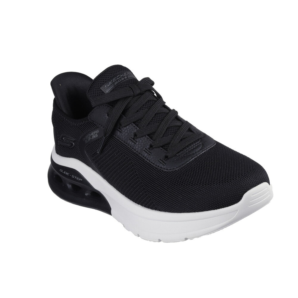 COMMENT 立ったままハンズフリーで靴の脱ぎ履きが可能な、SLIP-INSモデル。 エンジニアードニット素材のアッパー、低反発素材のSkechers Memory Foam(TM)（スケッチャーズ メモリーフォーム）インソールが特徴の、...