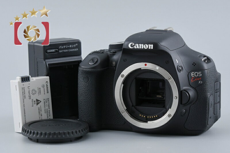商品名 Canon キヤノン EOS Kiss X5 デジタル一眼レフカメラ シャッター回数僅少 総合状態ランク B1ランク品 外観コンディション A外装にわずかな使用感、磨耗による若干のテカリがございます。同型機種の中古品の中でも比較的き...