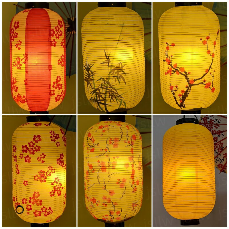 🏮 季節を彩る和風柄の提灯 2個セット 商品説明 ・桜・さくら・竹・梅の花・無印など 　日本らしい和柄デザインで、空間を華やかに演出♪ ・飲食店や店舗の入口・店頭ディスプレイにぴったり！ 　居酒屋・旅館・和食店・カフェなどに...