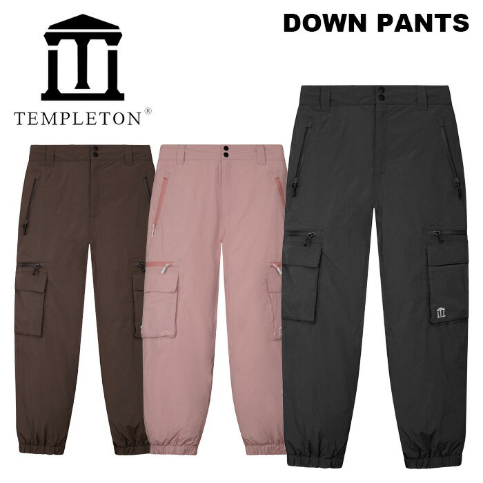 DOWN PANTS Sizes : S, M, L, XL, XXL Colors : BLACK, ROSE, BROWN 2-Layer NYLON CANVAS Pants + FLEECE LINING 20.000mm2 wat...