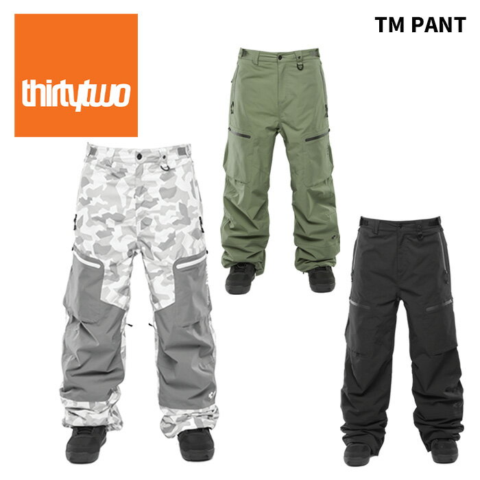 TM PANT Colors: WHITE/CAMO, MILITARY, BLACK Sizes: S, M, L, XL, XXL 【Code】 8130001189 【32 REPEL】 20,000MM WATERPROOFING ...
