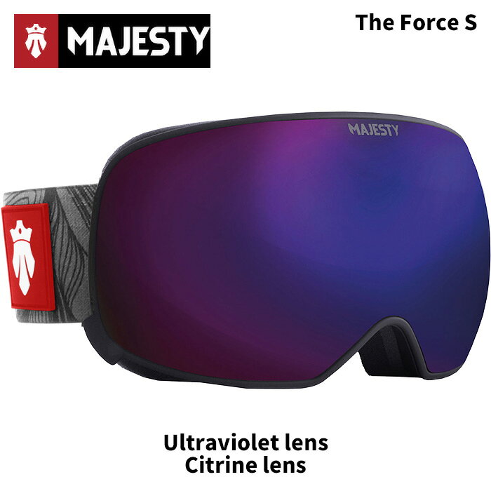 MODEL : The Force Spherical COLOR : black2 LENS : Ultraviolet lens スペアLENS : Citrine spare lens Force Sphericalは、ゴーグルストラ...