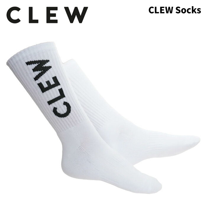 CLEW Socks カラー : White サイズ : M(US9.5/10.5), L(US10.5/12) ※ご注意※ ・製造過程で細かいキズがつくことがあります。ご了承ください。 ・実店舗と在庫を共有しているため、タイミングによって...