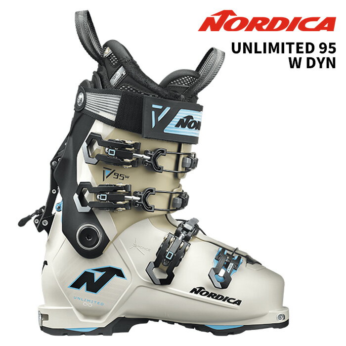 NORDICA ノルディカ スキーブーツ レディース UNLIMITED 95 W DYN カラー: SAND/BLACK/LIGHT BLUE サイズ: 22.5cm, 23.5cm, 24.5cm, 25.5cm, 26.5cm, 27...