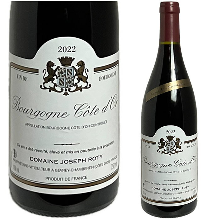 ・名称：果実酒（赤ワイン） ・内容量：750ml ・原材料：ブドウ ・生産地　フランス／ブルゴーニュ ・格付　AOCブルゴーニュ ・品種　ピノ・ノワール ・味わい　フルボディ ・保存方法：直射日光を避け、涼しい場所で保管 ・販売者：（有）富...