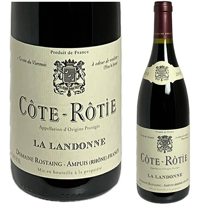 ・名称：果実酒（赤ワイン） ・内容量：750ml ・原材料：ブドウ ・生産地　フランス／ローヌ ・格付　AOCコート・ロティ ・品種　シラー ・味わい　フルボディ ・保存方法：直射日光を避け、涼しい場所で保管 ・販売者：（有）富士　FJワイ...