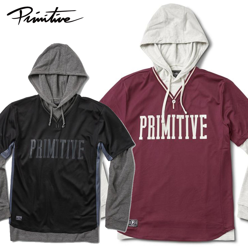 商品詳細 【ブランド】 Primitive/プリミティブ 【アイテム】 プルオーバーパーカー レイヤード/TWO-FER BASEBALL HOOD 【商品説明】 ロサンゼルスに常に新しい情報を発信するスケートセレクトブティック【PRIMI...