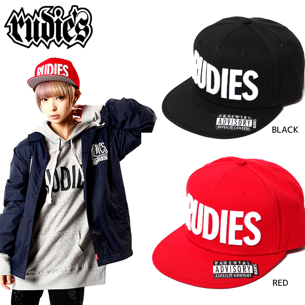 ◆商品詳細◆ 【ブランド】 RUDIES/ルーディーズ 【アイテム】 PHAT SNAPBACKCAP/スナップバックキャップ 【商品説明】 ベーシックなRUDIE'Sロゴが立体刺繍で表現されたスナップバックキャップ。バックにはUNDERG...