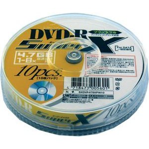 最終処分特価 処分品のため、初期不良を含めサポート対象外となります。 商品にはキズ・汚れなどある場合がございます。 返品はご容赦ください。 売切れの際はご容赦ください。 ■型番：SX DVR47 8XPW10 ■規格：データ用DVD-R ■...