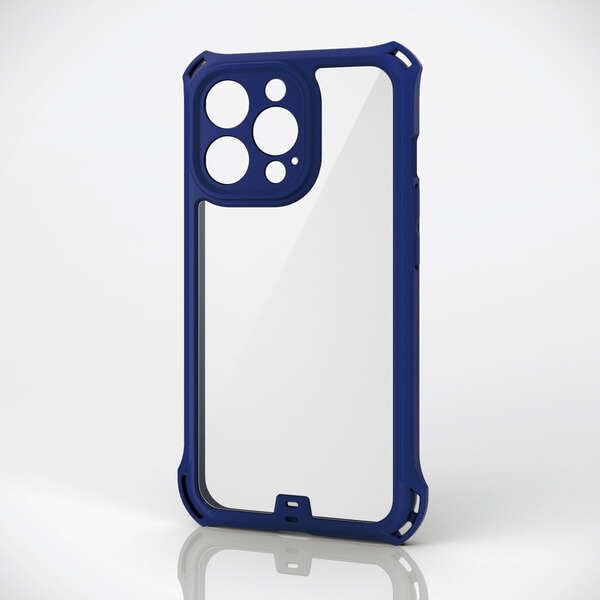 対応機種：iPhone 13 Pro セット内容：ケース本体×1 材質：ケース本体:TPU(熱可塑性ポリウレタン)、ポリカーボネート カラー：ネイビー ワイヤレス充電器対応：○