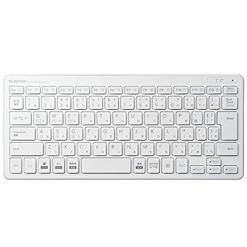 一枚板のように美しい最薄部6.5mmのBluetooth(R)薄型ミニキーボードです。 省電力を実現するBluetooth(R)3.0 Class2規格に適合しており、Bluetooth(R)に対応したパソコンやタブレットであれば、レシーバ...