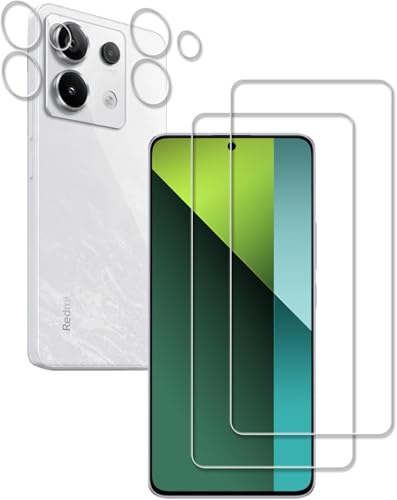 対応機種-2+2枚入りRedmi Note 13 Pro 5G 用 ガラスフィルム（2枚入り）＋カメラフィルム（2枚入り）。万が一製品にご満足いただけない場合は、弊社よりに全額返 金·交換対策がございますので、ご遠慮なくご連絡ください。ご安...