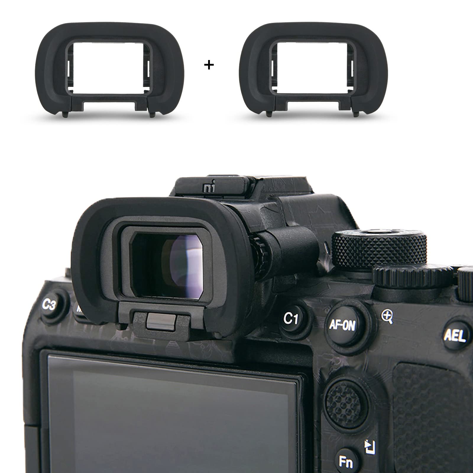 対応機種Sony A9III / A7R V / A7 IV / A7S III / A1 カメラ用、Sony FDA-EP19 アイピース 互換。 迷光を遮断眼の周辺部から入り込む光を遮断して、ファインダー像をより見やすくし、撮影をサポー...