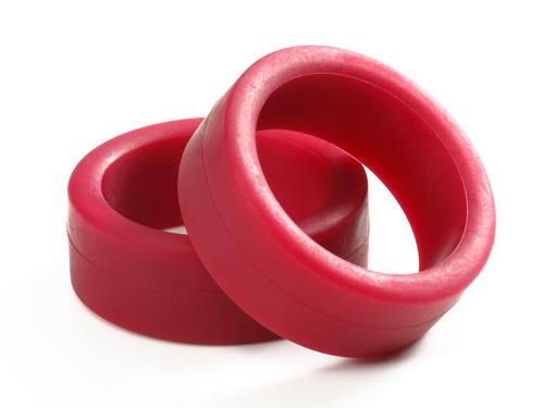 スーパーハードタイヤよりもさらにグリップを落としたタイヤです フロントタイヤに装着しマシンの回頭性を高めたり、左右のどちらか片側だけに装着すれば、内輪差による走行抵抗を滑ることで打ち消したり、リヤタイヤに装着させてジャンプ時にスピードを落と...