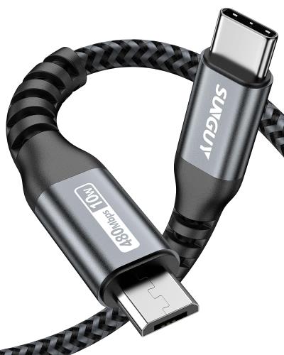 ✅充電＆データ同期充電＆データ同期に対応できますので、最大480Mbpsの高速データ転送が可能です。USB-C (Type C)ポートはホスト側です。⚠️ご注意：OTG対応の場合、二台のデバイスともOTG機能を持つのが必要です。また、USB...