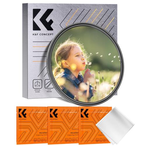 1枚2役1/8ブラックミストND2-32フィルター、2in1のレンズフィルターは、ソフト効果を持つブラックミストフィルターと光量調整機能を持つ可変NDを1つに凝縮した多機能フィルターです。2 つの別々のフィルターを重ね合わせる場合、ケラレを...