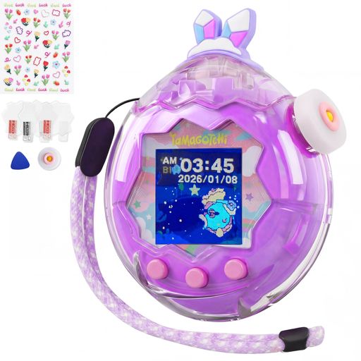 ✅【対象機種・充実のセット内容】「TamagotchiParadise(たまごっちパラダイス)」専用の保護ケースセットです。実機検証済みの専用設計で、サイズ感もバッチリです。充実のセット内容:(1)専用保護ケース/カバー(2)交換用デコキャ...