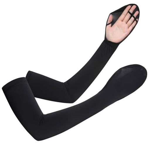 【UPF50+・日焼け防止】日焼けをすると、皮膚のバリア機能にダメージを与えるため肌が乾燥、老化しやすくなります。目に付きやすい部分だけにUVケアは重要になります。レディース アームカバーはUPF50+、UVカット率99%以上であり、高エネ...