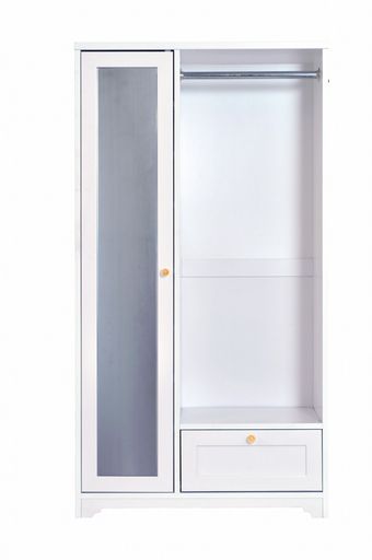 サイズ:80x40x150cm 本体重量:37kg 本体:プリント紙化粧繊維板、スチールパイプ、3mm厚ミラー 原産国:ベトナム メーカー品番:AN50-40T お客様組立商品 サイズ:80x40x150cm 本体重量:37kg 本体:プリ...
