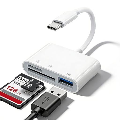 【3in1多機能対応】SDカード・TFカード・USB機器の接続に対応。データ転送やファイル管理をこれ1台で行えます。 【USB3.0高速転送】高速データ転送対応で写真・動画・書類も快適に移行。作業効率を向上します。 【OTG機能搭載】スマホ...