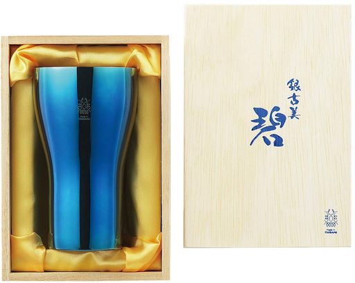 サイズ(約):径7.5x13.5cm 素材・材質:本体/18-8ステンレス (銀メッキ古美仕上げ) 生産国:日本 容量:440ml ※自然発色につき、色合いが異なる場合があります