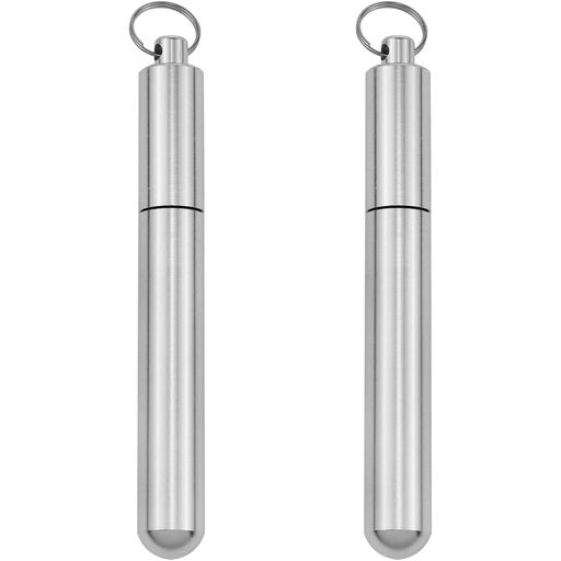 【高品質素材】:サイズ:86mmx11mm。BLOOPIC爪楊枝ケースは、耐腐食性に優れたアルミ合金製で、耐久性があり、錆びにくく、色あせません。湿気の多い環境でもしっかりと保護され、長期間使用しても損傷しにくいです。 【持ち運び便利】:2...