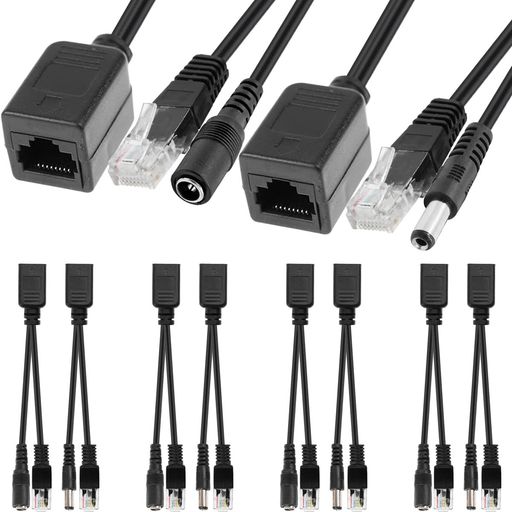 製品の使用法:IPセキュリティカメラ、ワイヤレスアクセスポイント、その他のデバイスで使用します。PoE非対応デバイスをPoE対応デバイスに変換します。注:RJ45プラグの8ピンのうち4ピンのみが配線されているため、IPカメラにのみ適しており...