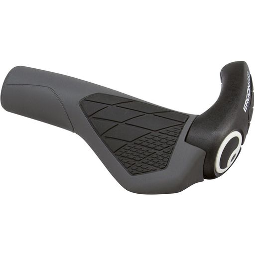 滑り止め加工が施されたグラスファイバー製ショートバーエンド付モデル、GS2。 SPEC:グラスファイバー コンポジット バーエンド 長さ:143mm バーエンド長(芯から先端まで):66mm 重量:210g /ペア(S)
