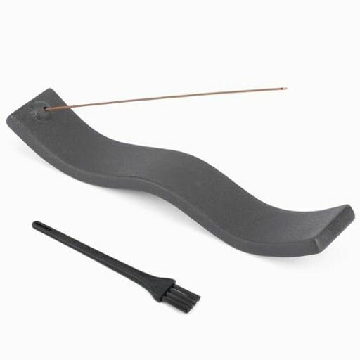 【商品内容&amp;仕様】香皿1点(お香挿し用の球体香炉を含める)x六角形真鍮1点x箒1点に梱包されます。香皿のサイズ:長さ14cm*幅5.5cm*高さ1cm香炉のサイズ:外径1.2cm、内径0.3cm六角形真鍮サイズ:高さ1cm*直径1....