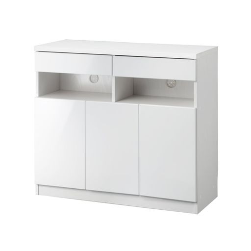 【サイズ】本体:幅90x奥行37.5x高さ80cm、重量:約32kg、引出内寸(有効):幅37x奥行22x高さ6.5(8.5)cm(2杯)、オープン部有効内寸:幅42x奥行25.5x高さ13.5cm(2か所)、扉内内寸(左/右)(間口):幅...